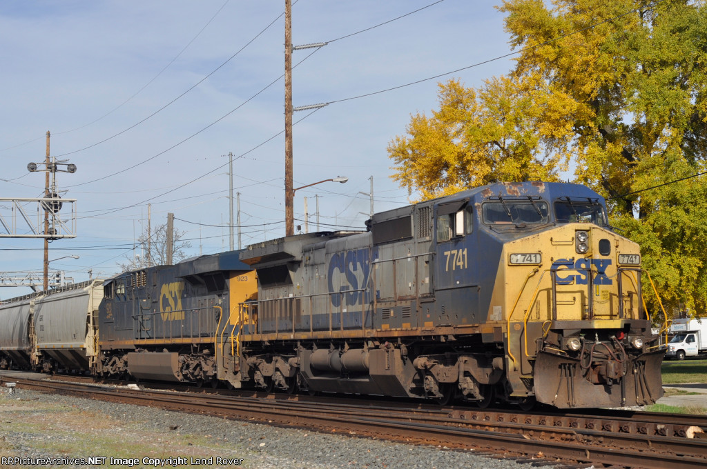 CSXT 7741 On CSX J 783 Southbound